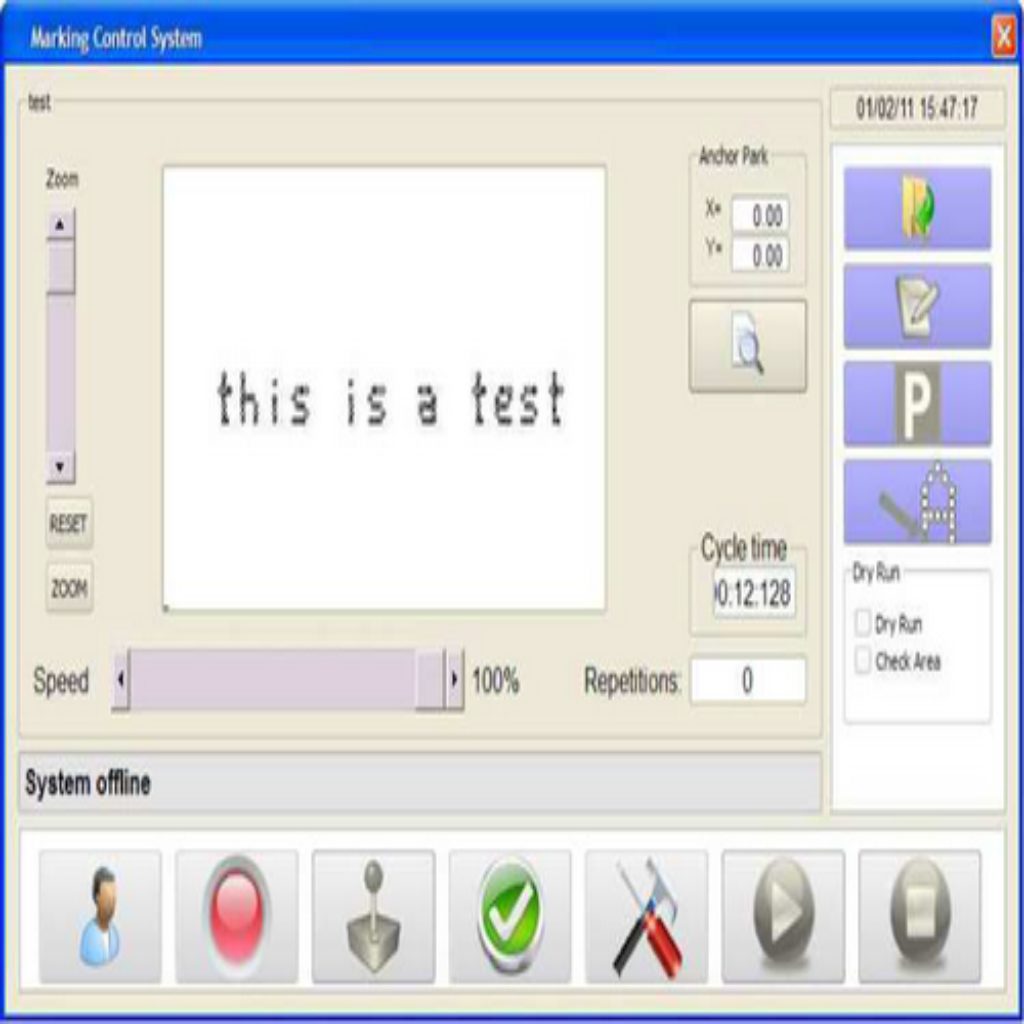 logiciel marking control system 2 : CTI Software – Evoset