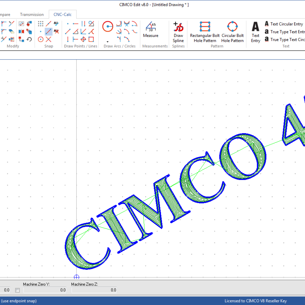 cnc-calc-fraisage-lettres : CTI Software – Evoset